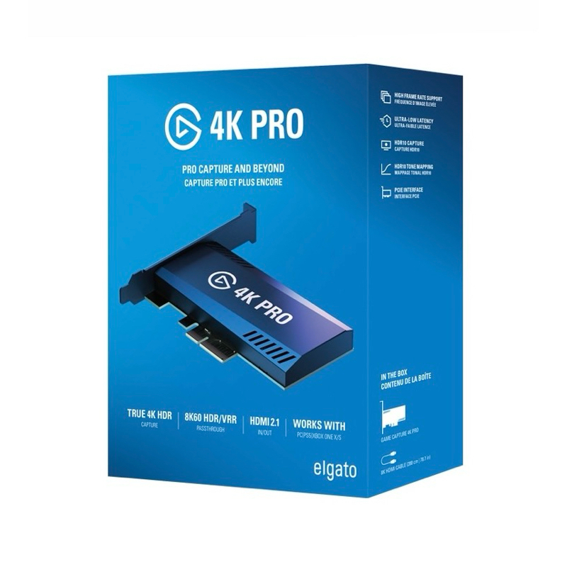 VIDEO CAPTURE DEVICE (อุปกรณ์จับภาพหน้าจอ) ELGATO GAME CAPTURE 4K60 PRO ...