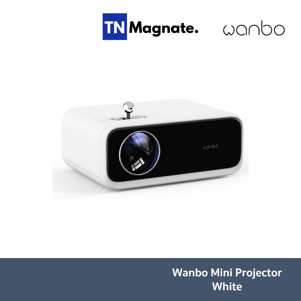 [โปรเจคเตอร์] Wanbo Mini Projector White | Shopee Thailand