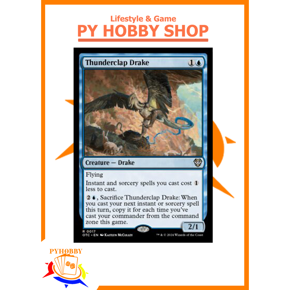[MTG] Outlaws of Thunder Junction Commander Decks: Thunderclap Drake ...