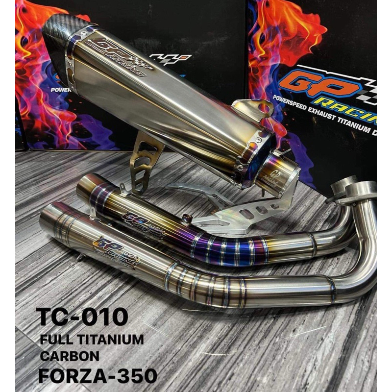 ท่อ GP RACING Full titanium สำหรับ Forza350 | Shopee Thailand