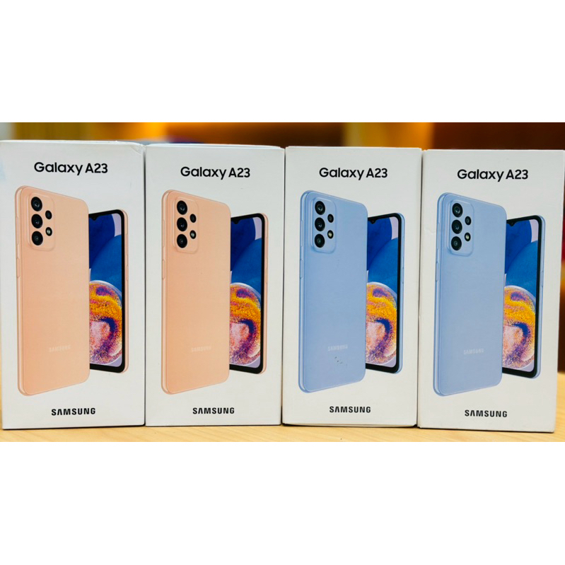 Samsung Galaxy A23/4G สเปค 6/128 GB เครื่องแท้ตัวโชว์ในศูนย์ กล่องแกะ ...