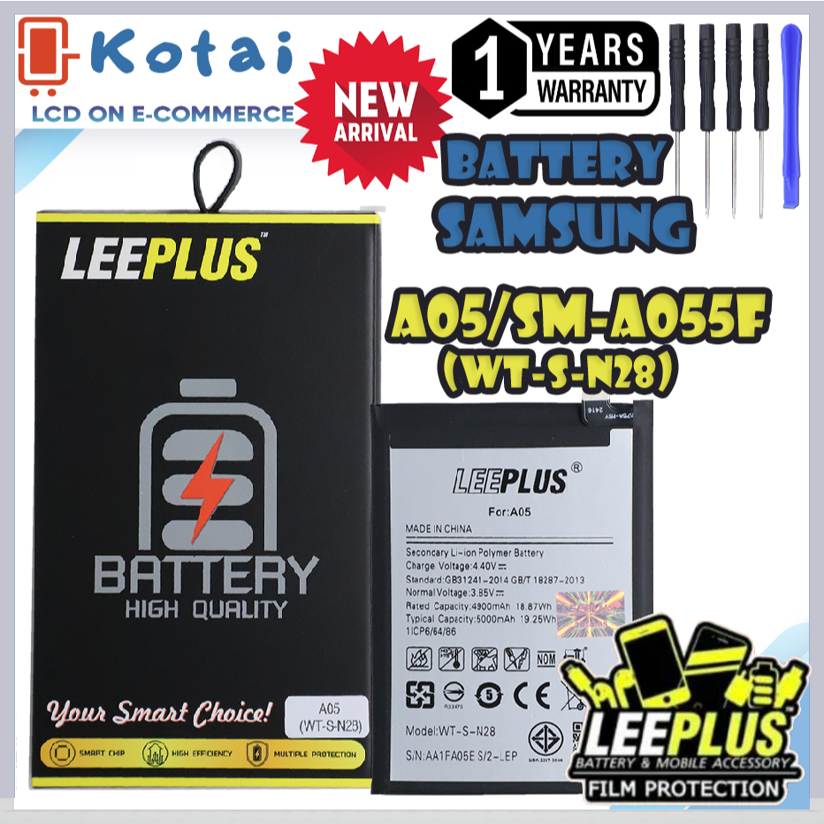 แบตเตอรี่ สำหรับSamsung A05,แบตA05,battery samsung a05,sm-a055f,wt-s ...