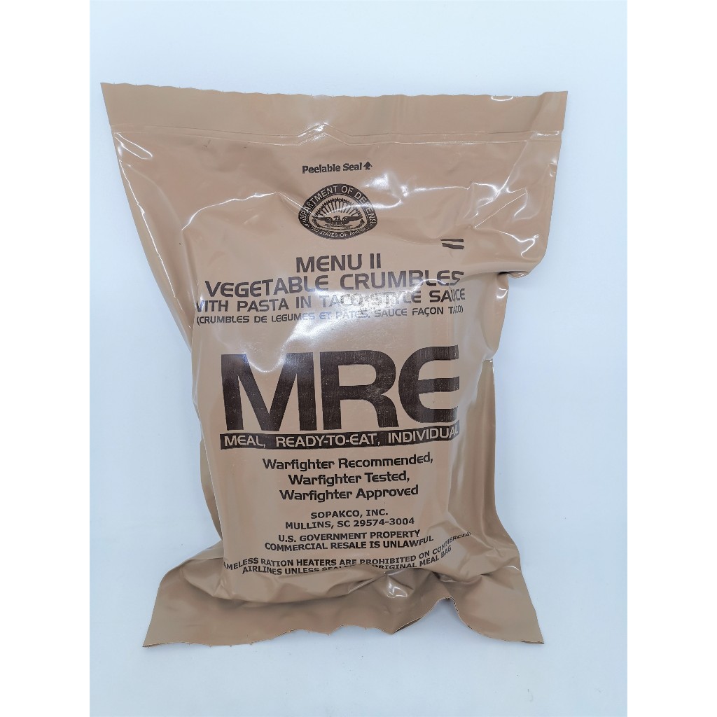 MRE USA Case A Lot 2024 มีให้เลือก MENU 1-12 อาหารฉุกเฉินทหารกองทัพ ...