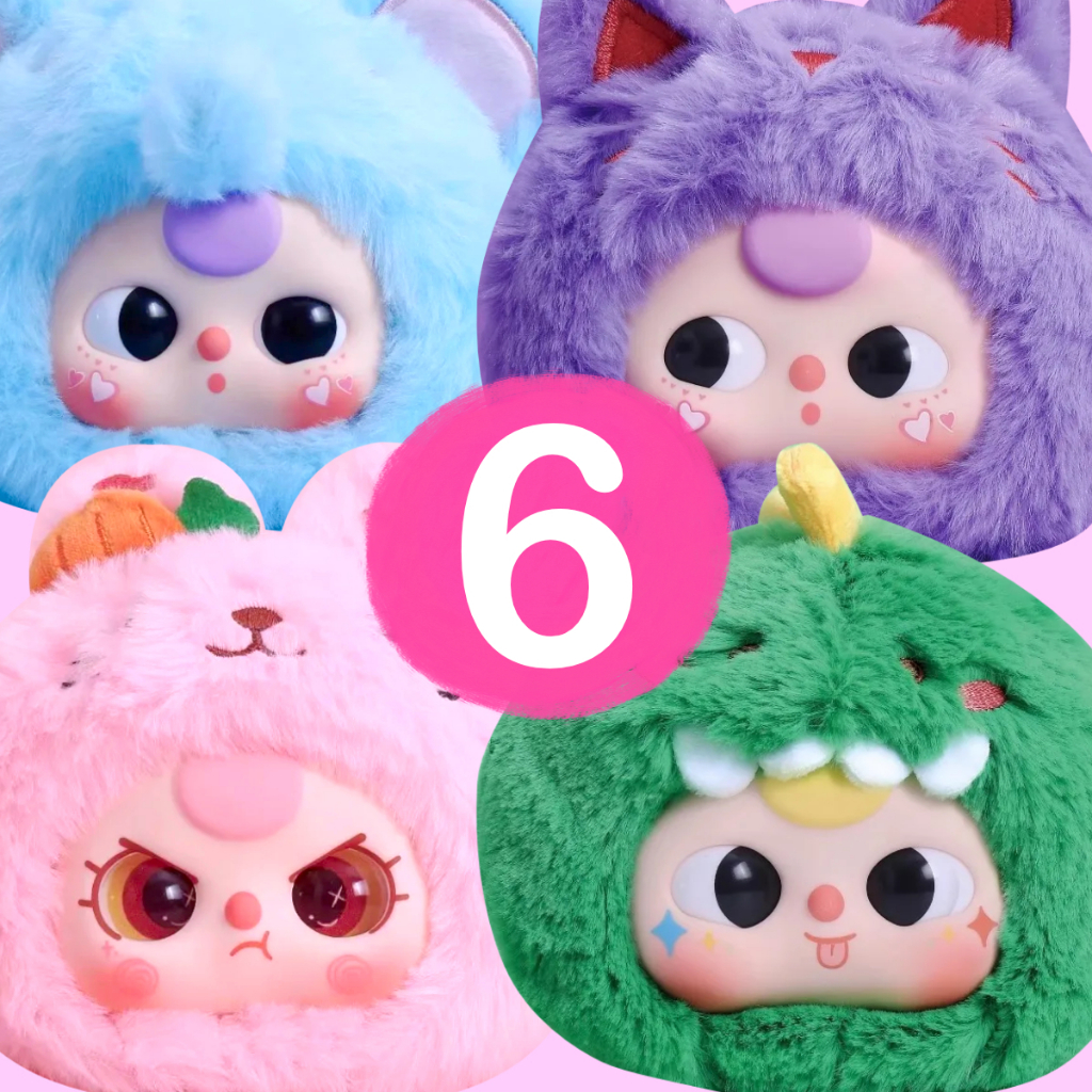 🦒 ซื้อใน Live มีส่วนลด 🦊 (สุ่ม) Baby Three Plush Doll - V1 [Yiwu First ...