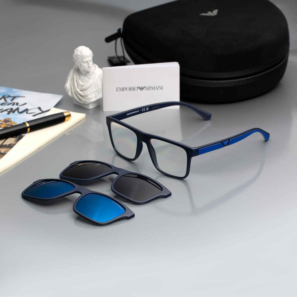 แว่นกันแดด EMPORIO ARMANI รุ่น EA4115 57591W SIZE 54 MM. (MATTE DARK ...