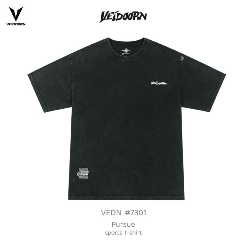 เสื้อยืด แฟชั่น สีดำ veidoorn | Shopee Thailand