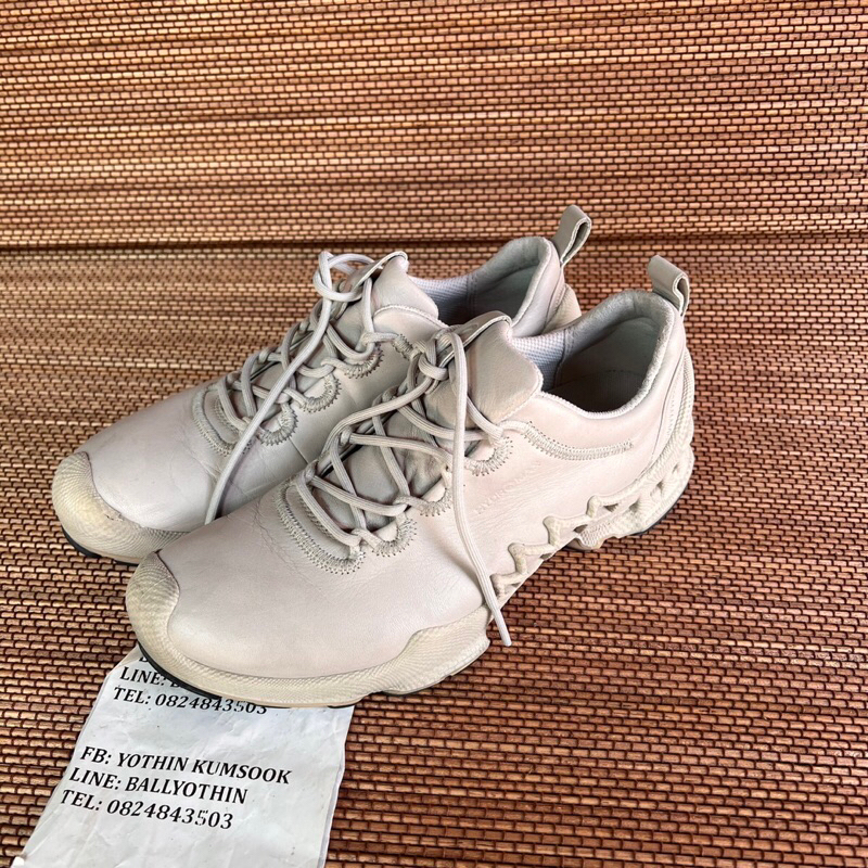 รองเท้า ecco cross trainer ผู้หญิง Upper หนังแท้ สภาพสวยๆมีรอยตรงหัวนิด ...