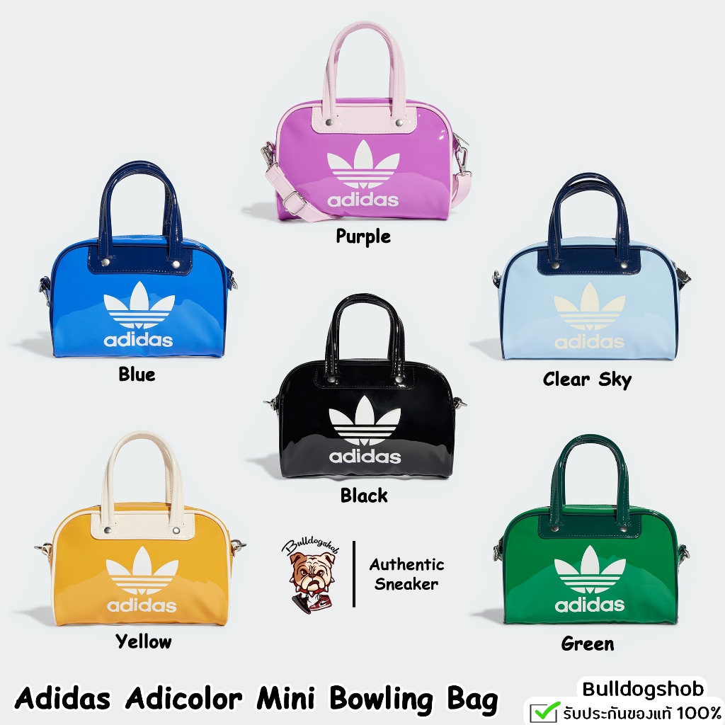 ⭐ลดเพิ่ม 10-15% ทักแชท⭐ Adidas กระเป๋า Adicolor Mini Bowling Bag IX7500 ...