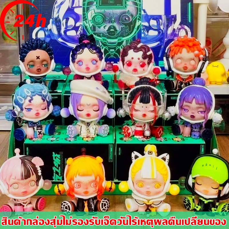 จัดส่งที่รวดเร็วภายใน 8 ชั่วโมง COD popmart POPMART SKULLPANDA กล่อง ...