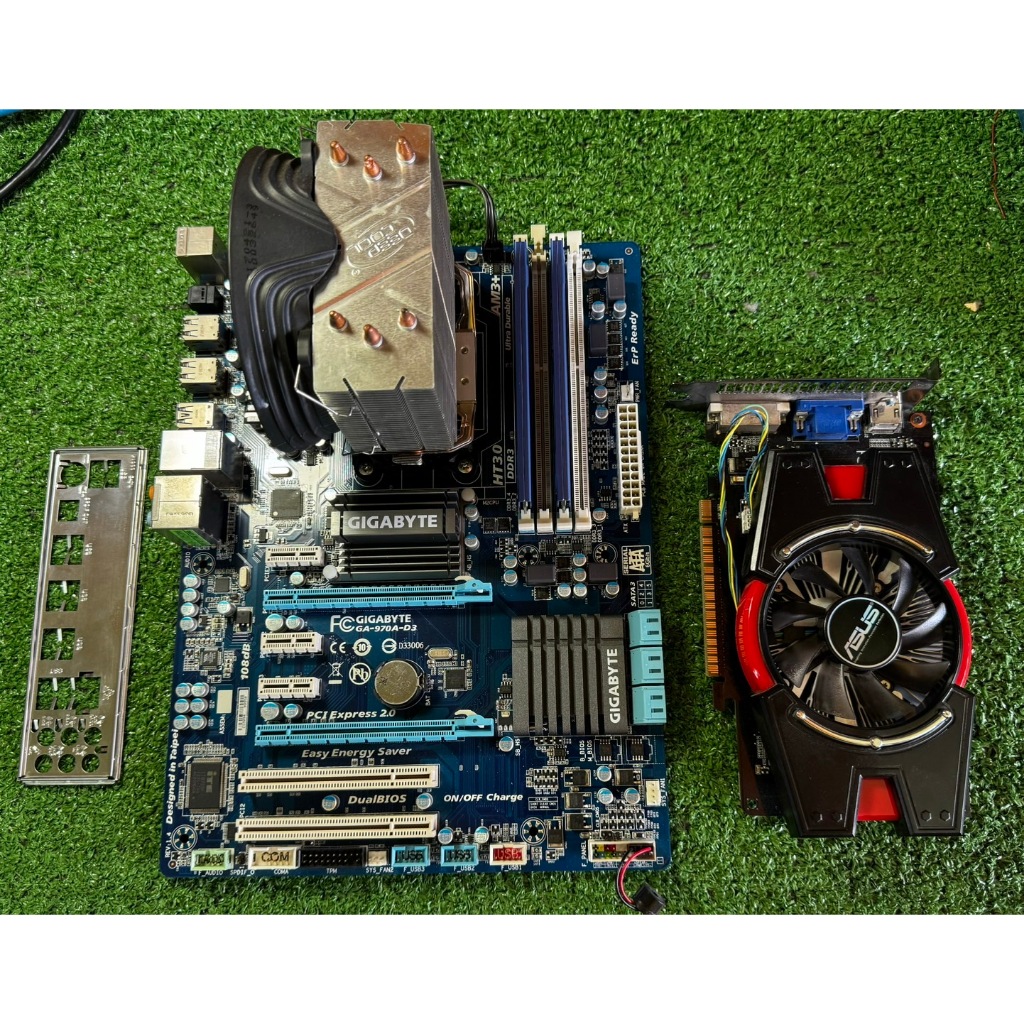 ชุดเมนบอร์ดGigabyte GA-970A-D3/CPU.AMD FX8320/RAM DDR3 8GB+การ์ดจอ ASUS ...