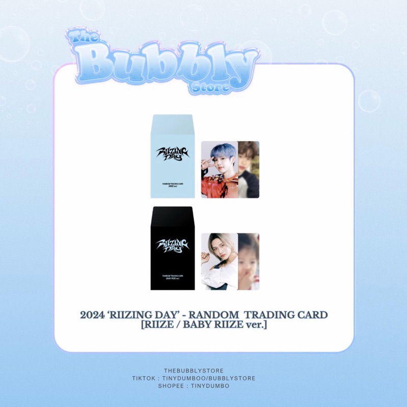 RIIZE - 2024 RIIZE FANCON ‘RIIZING DAY’ - RANDOM TRADING CARD (RIIZE ...