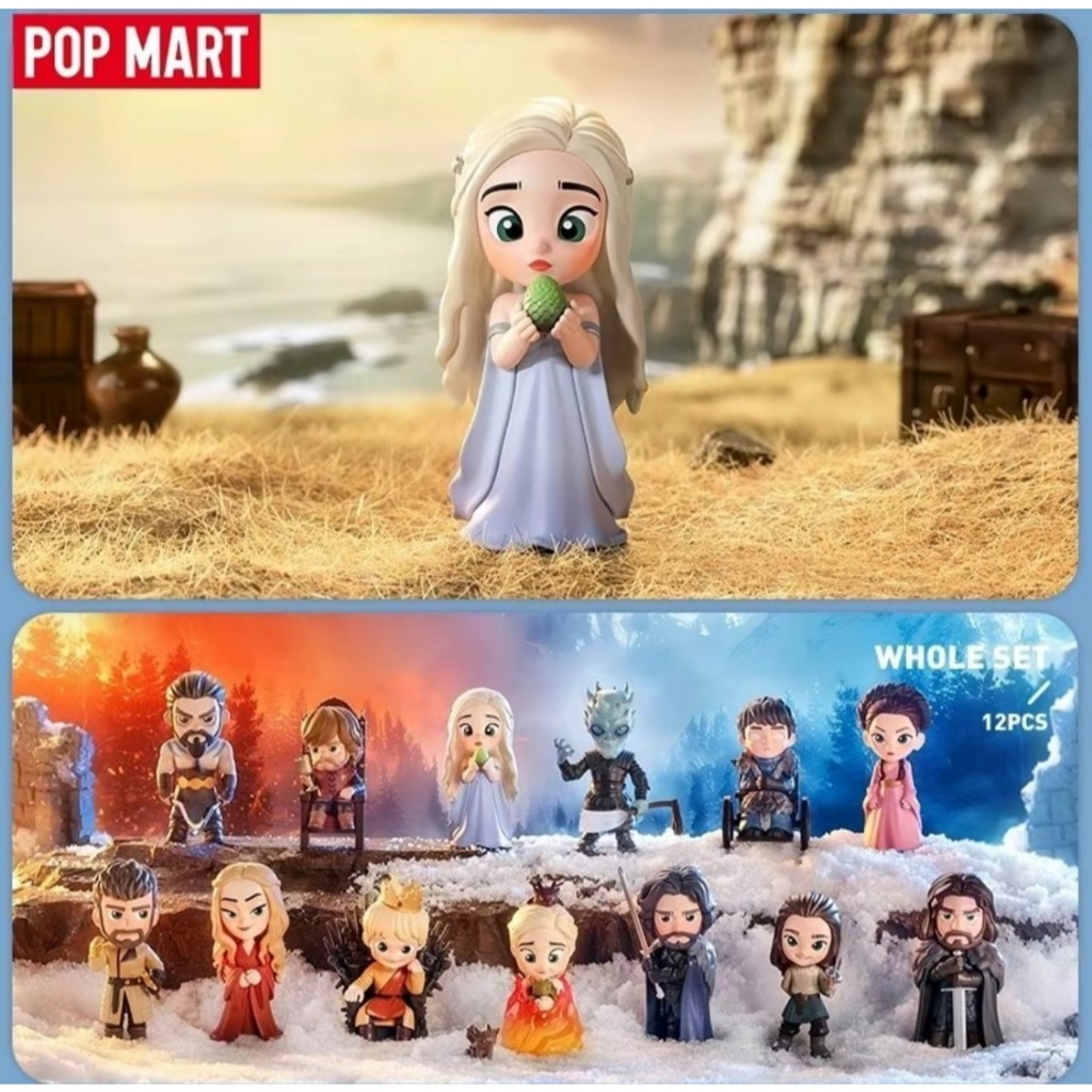 [พร้อมส่ง + Best Price] POP MART Game of Thrones Series Figures ของแท้ ...