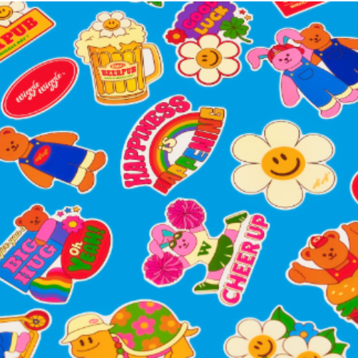 Point Sticker สติ๊กเกอร์ Wiggle Wiggle | Shopee Thailand