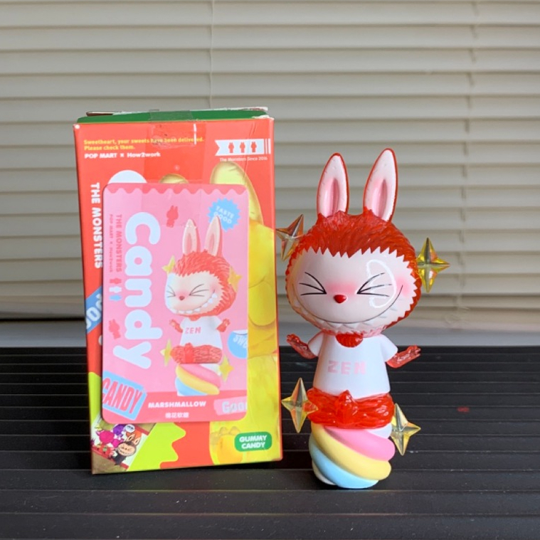 Labubu Candy Series Popmart Marshmallow กล่องสุ่ม Blindbox แท้ 100% ลาบ ...