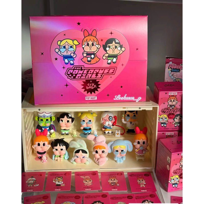 power puff girl series blind box new crybaby กล่องสุ่ม | Shopee Thailand