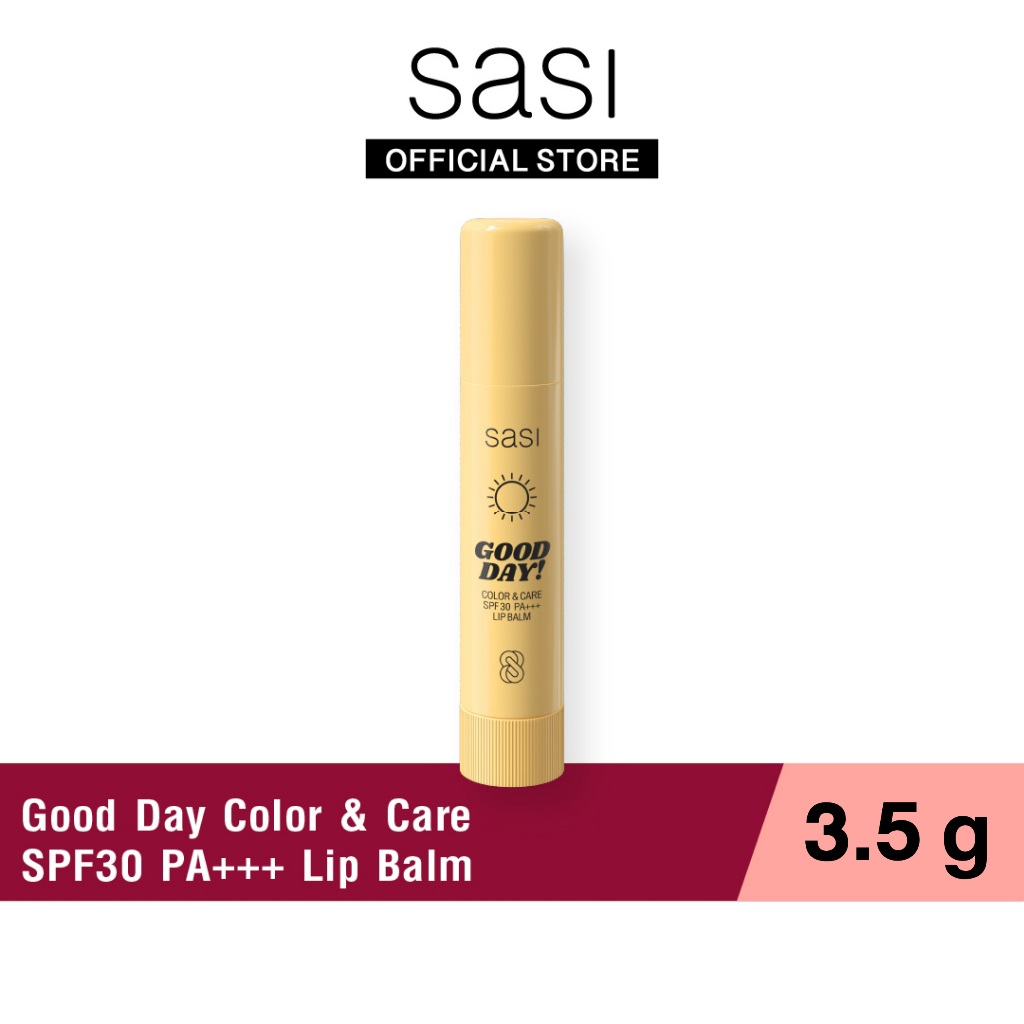 sasi Good Day SPF 30 PA+++ Lip Balm 3.5 g./ ศศิ กู๊ด เดย์ คัลเลอร์ แอนด์ แคร์ เอสพีเอฟ 30 พีเอ ...