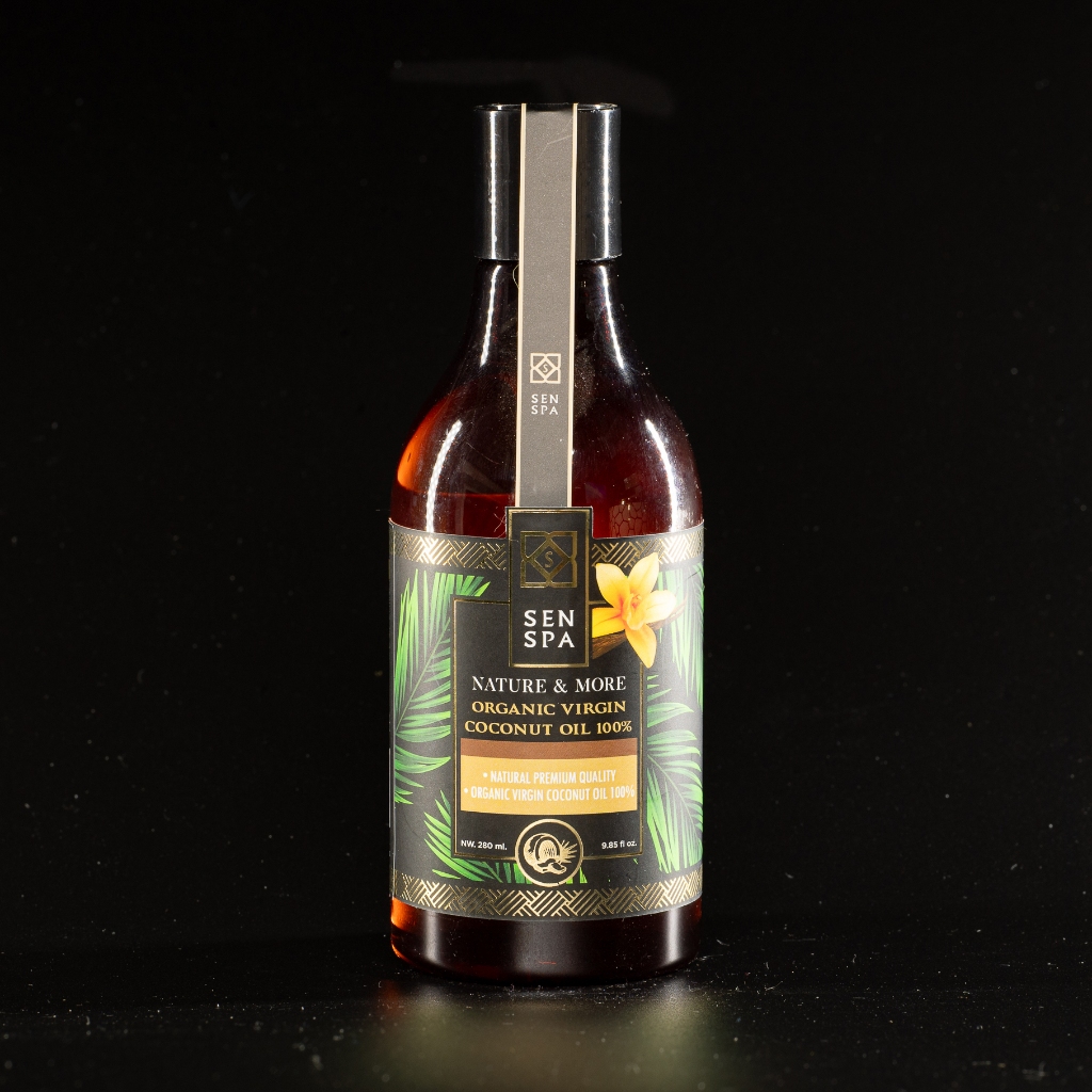 280ml.น้ำมันมะพร้าวสกัดเย็นบริสุทธิ์ ออร์แกนิก 100% เซนสปา : SenSpa Nature and More Organic ...
