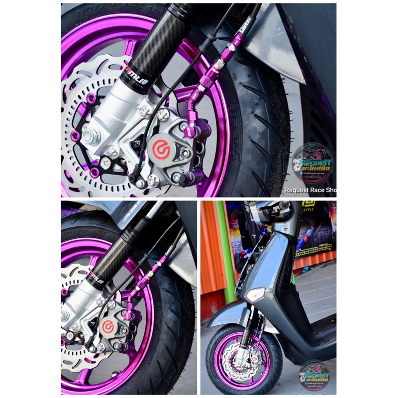 จีออโน่ Abs สายเบรค ชุดวาวปลด Hyb 1 ชุดพร้อมติดตั้งได้เลย | Shopee Thailand