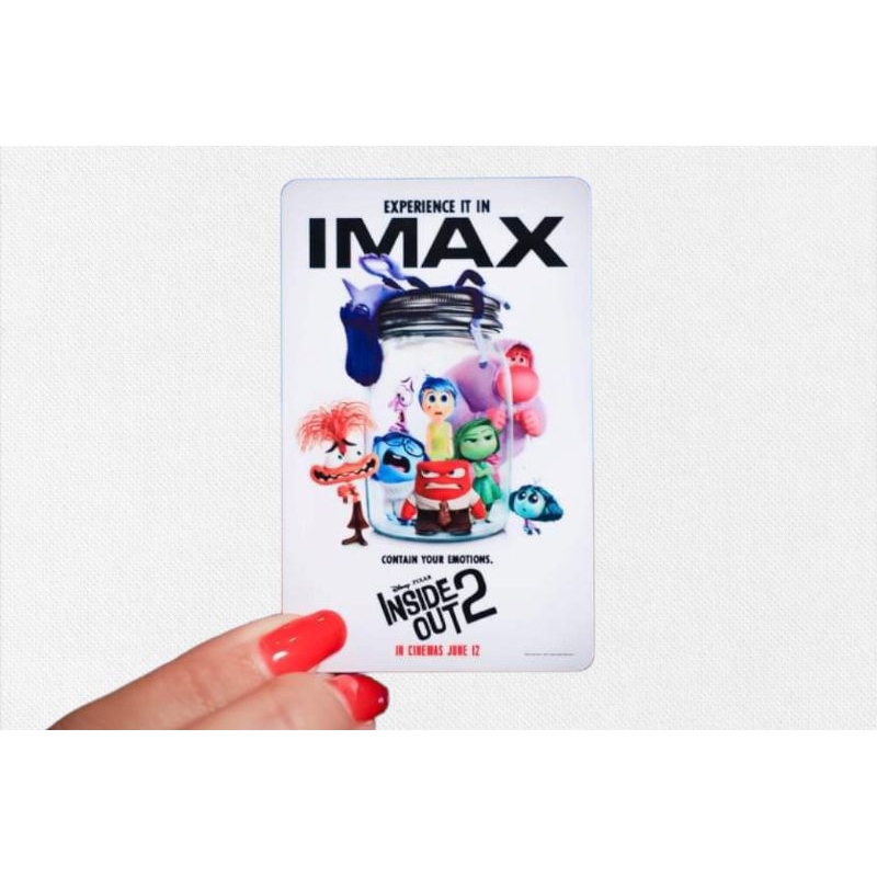 บัตรสะสม บัตรแข็ง IMAX Collectible Card Inside Out 2 มหัศจรรย์อารมณ์ ...