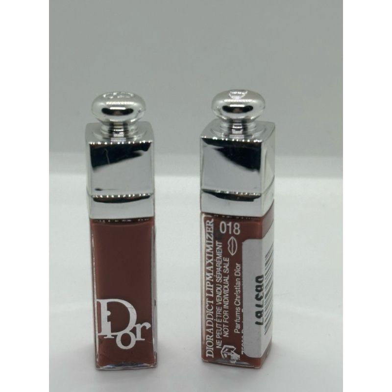 (1ชิ้น) DIOR ADDICT LIP MAXIMIZER mini #018 Intense Spice ( No Box ...