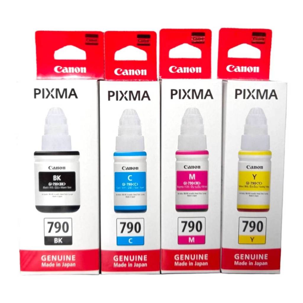 CANON Gl-790 4 สี BK C M Y ของแท้ศูนย์ สำหรับรุ่น G1010 G2010 G4010 ...