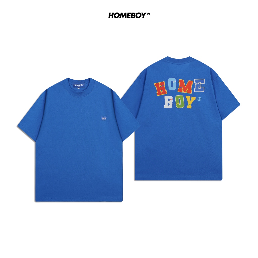 HOMEBOY เสื้อยืด UNISEX ลาย HB.IT.ME - BLUE | Shopee Thailand