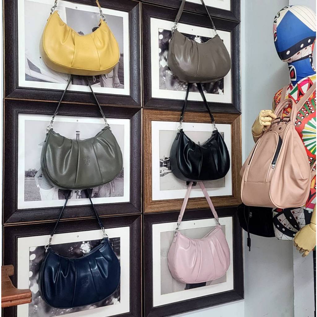 Moshi Ava กระเป๋าสะพายข้างผู้หญิง (soft pu) | Shopee Thailand