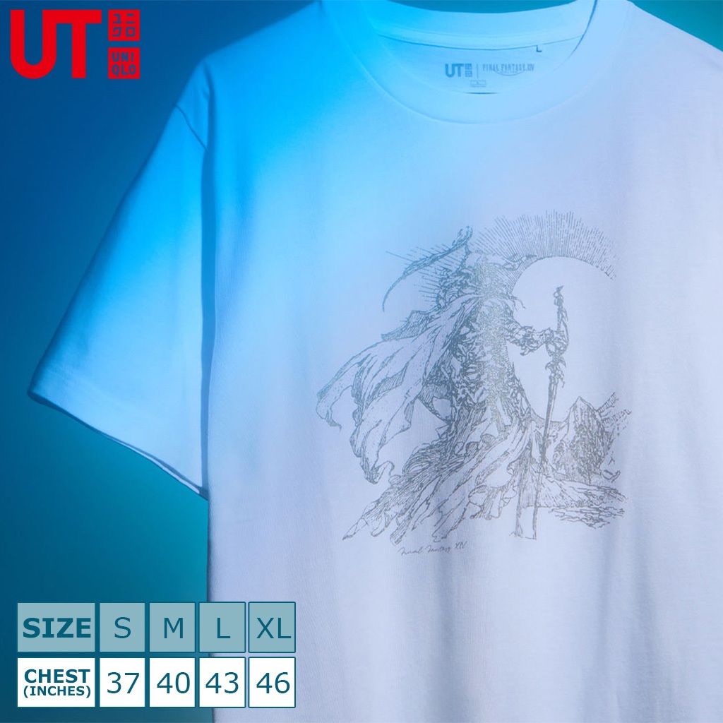 เสื้อยืด Uniqlo UT - Final Fantasy XIV 0100 | Shopee Thailand