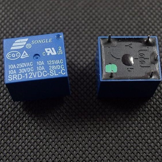เครื่องใช้ในครัวเรือนไฟฟ้ารีเลย์ SRD-12VDC-SL-C 12โวลต์5ฟุต10A SRD ...