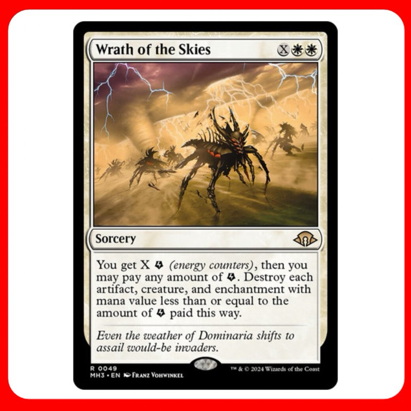 [MTG] Wrath of the Skies [MH3] [WHITE] [RARE] [NORMAL] [ENG] (การ์ดเม ...
