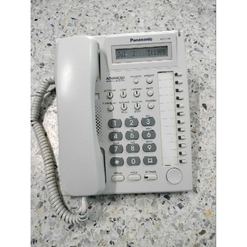 kx-t7730 โทรศัพท์เครื่องคีย์พานาโซนิคมือสองสภาพสวย พร้อมใช้งานจอติดปกติ ...
