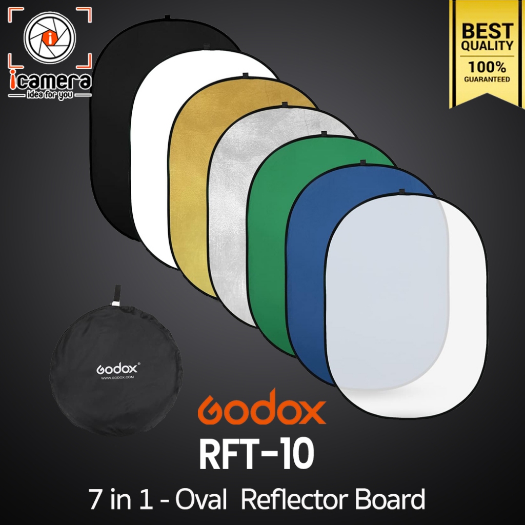 Godox Reflector RFT-10 7in1 - Oval Reflecter วงรี 7 in 1 - 60x90 ...
