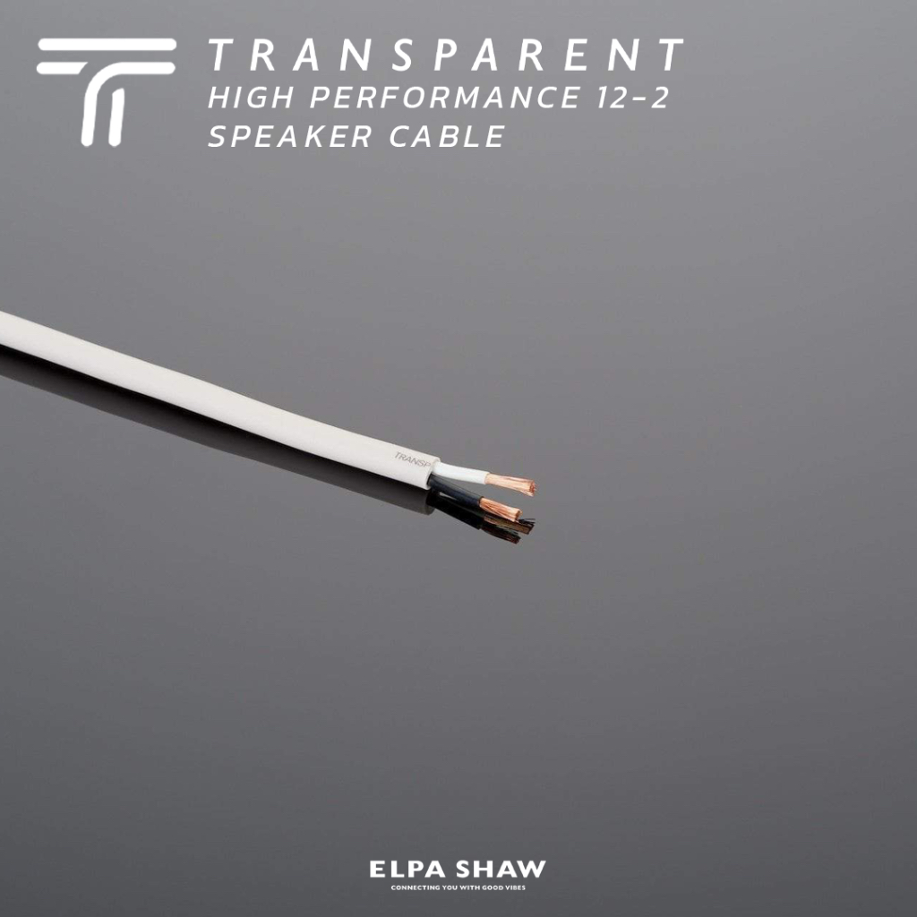 Transparent High Performance 12-2 speaker cable สายแบ่งตัด Transparent ...