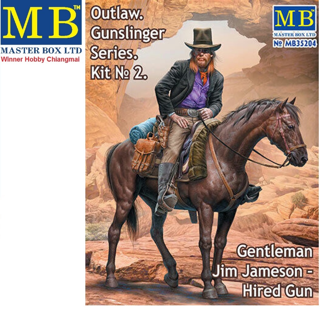 โมเดลฟิกเกอร์ Master Box 35204 Gentleman Jim Jameson - Hired Gun 1/35 ...