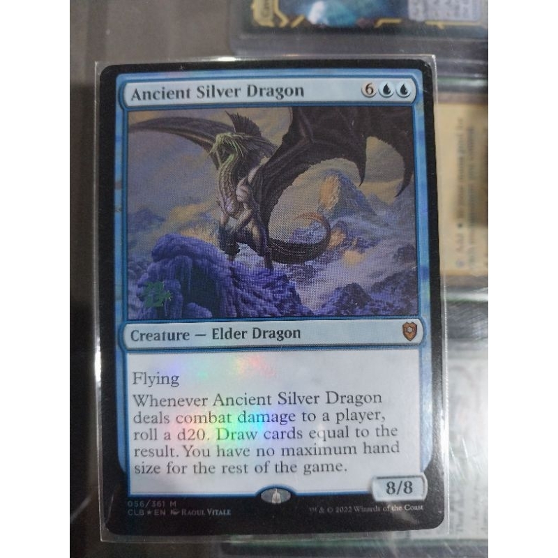 Singles MTG Ancient Silver Dragon #CLB มี2แบบ | Shopee Thailand