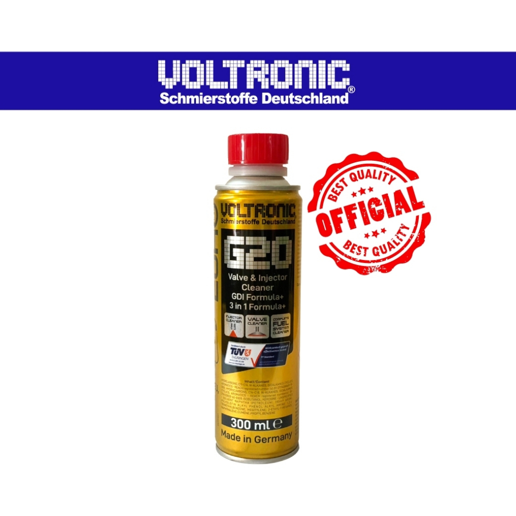 น้ำยาล้างหัวฉีดเบนซิน โวลโทรนิค VOLTRONIC G20 VALVE & INJECTOR CLEANER, 300ML | Shopee Thailand