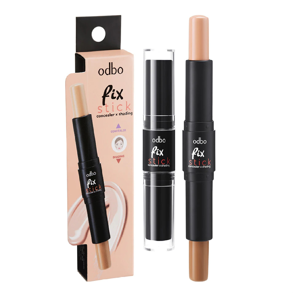 Odbo Fix Stick Concealer x Shading 6 g. โอดีบีโอ คอนซีลเลอร์ และ เฉดดิ้ง แบบแท่ง(1 แท่ง ...
