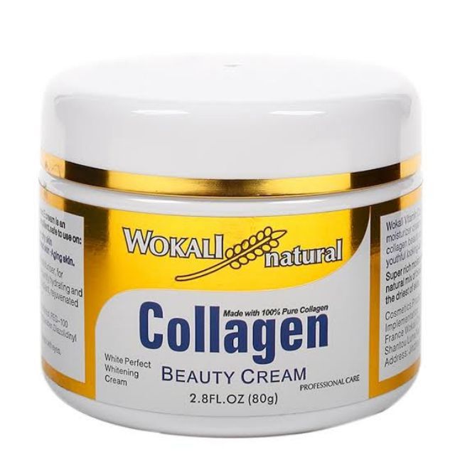 **แท้100%**Wokali Natural Collagen Beauty Cream 80g. ตัวดังขายดีครีมคอล ...