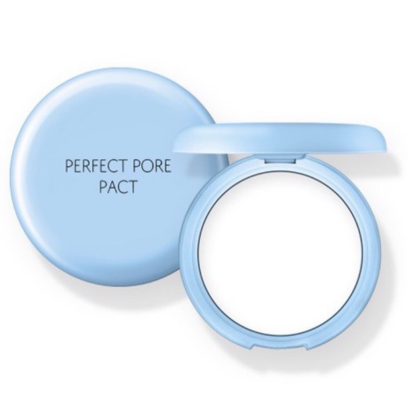 The Saem Saemmul Perfect Pore Pact 12g. แป้งอัดแข็งสีขาว เนื้อแป้งโปร่ง ...