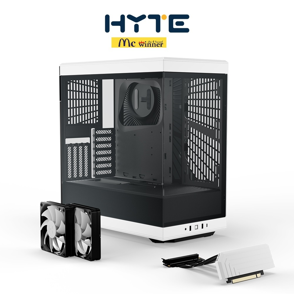 HYTE Y40 WITH RISER VERTICAL GPU MOUNT (Computer case / เคสคอมพิวเตอร์ ...