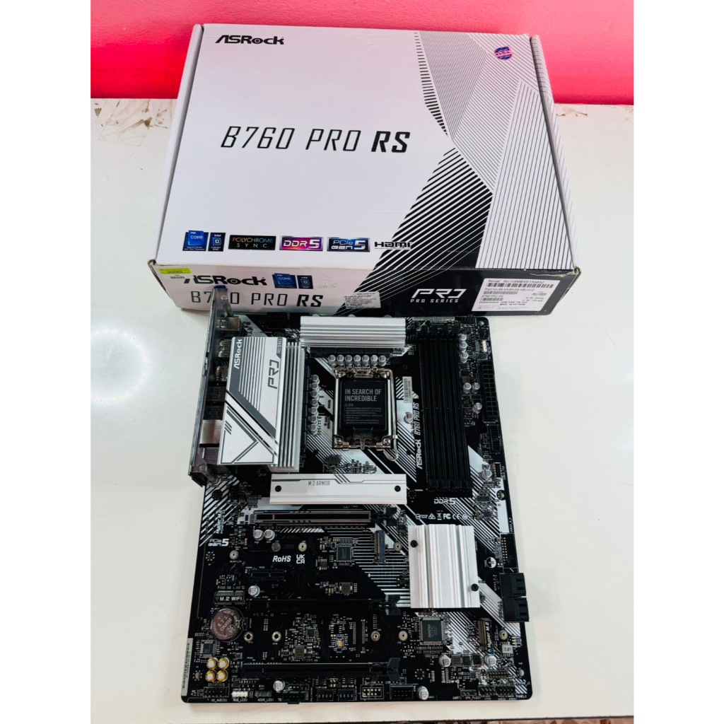 ขายเมนบอร์ดมือสอง ASROCK B760 PRO RS (DDR5) (SOCKET LGA 1700) (ATX ...