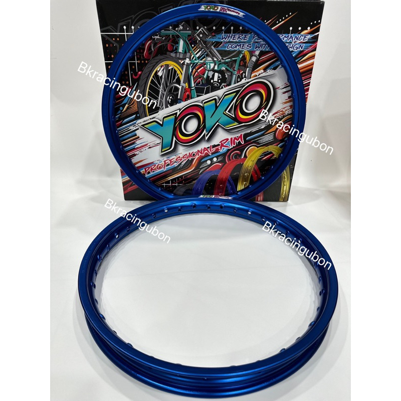 ล้อโยโกสีน้ำเงินแท้100%ขนาด1.4ขอบ17ขอบเรียบYoko professional rimราคาต่อ ...
