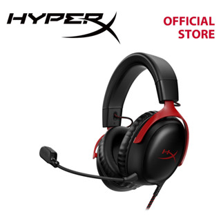 HyperX Cloud III Gaming Headset หูฟังมีสาย หูฟังเกมมิ่ง (Black-Red) (727A9AA) | Shopee Thailand