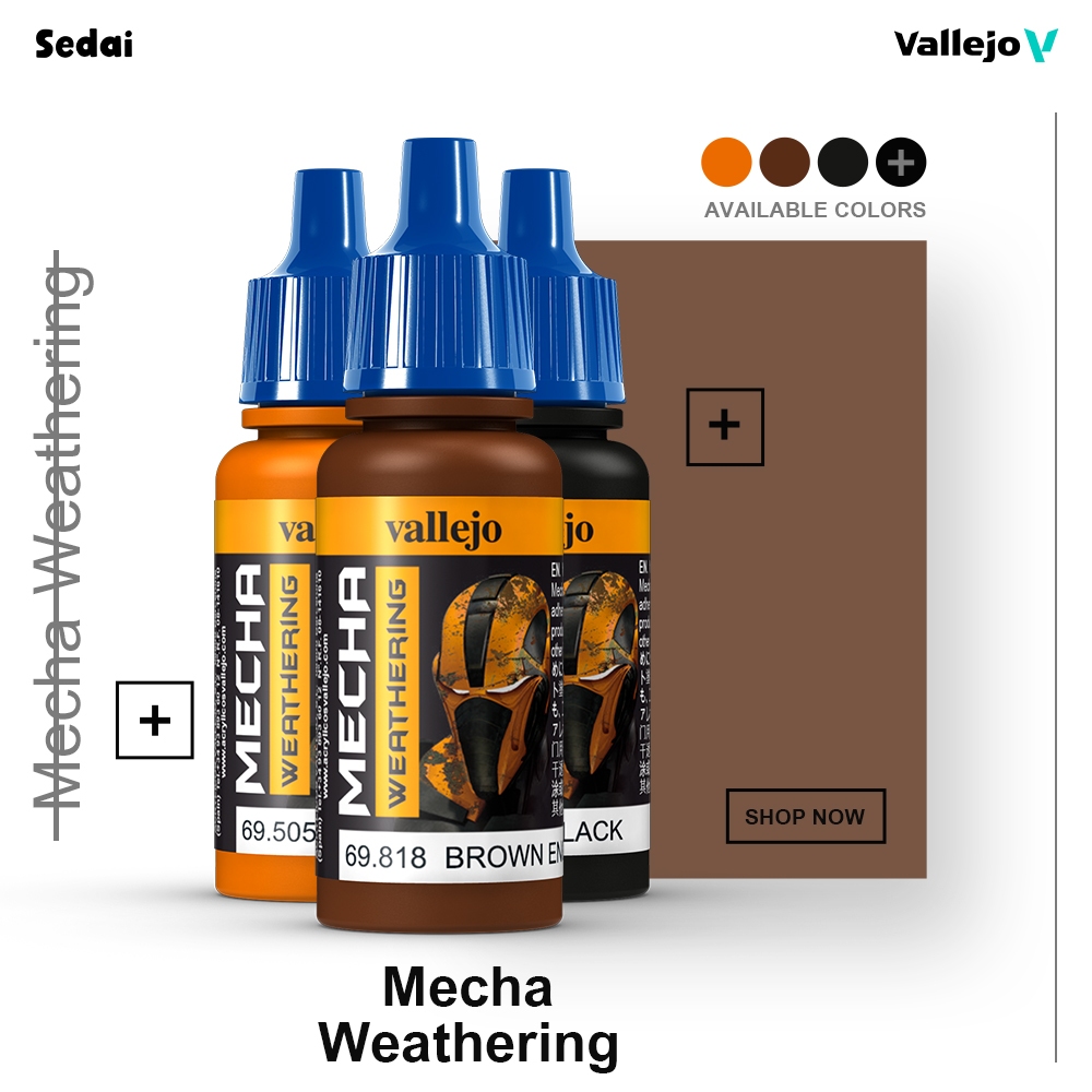 [Vallejo] Mecha Color 17ML. (Weathering) | Shopee Thailand