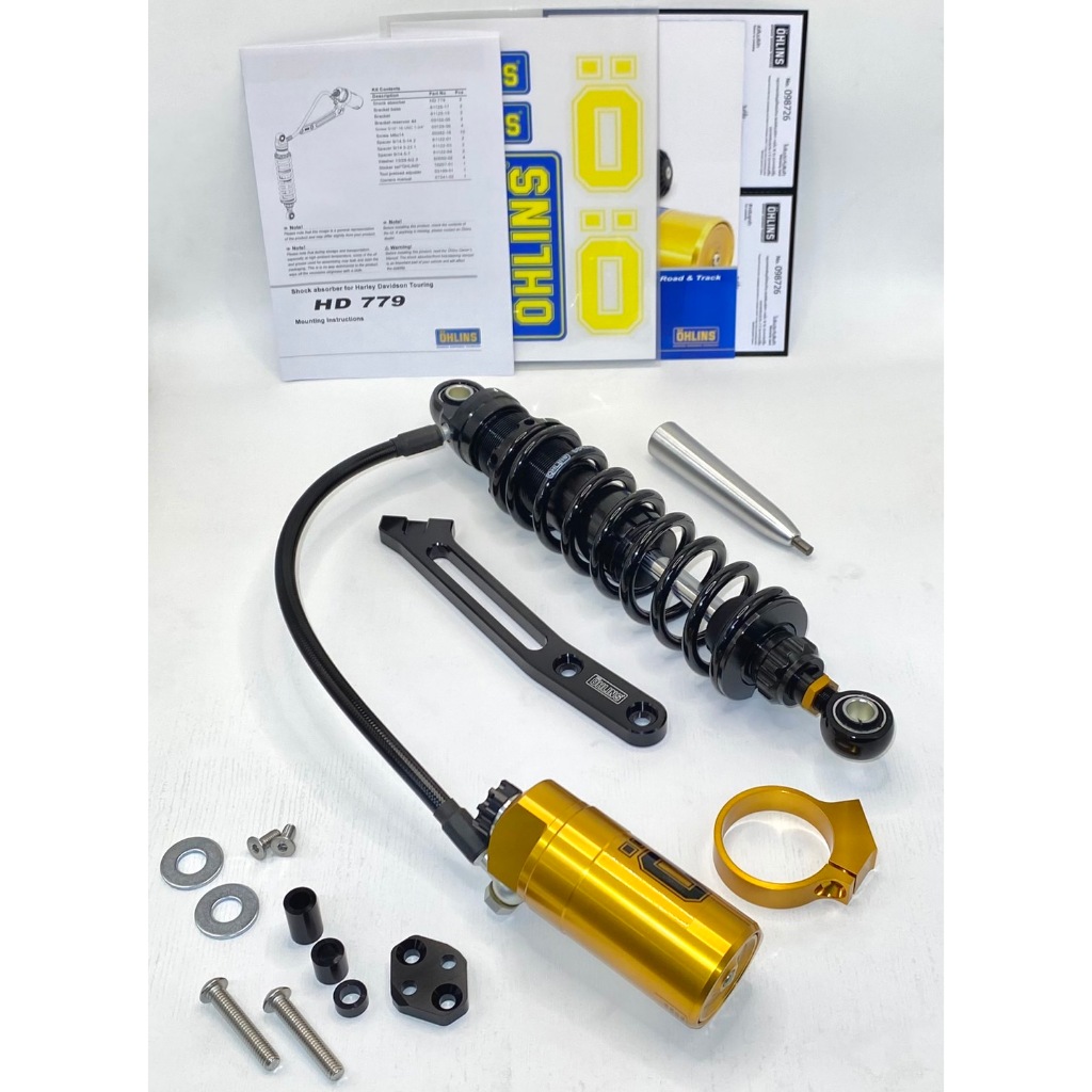 โช๊คหลัง Ohlins HD 779 สำหรับ Harley-Davidson Touring 2014-2024 ...
