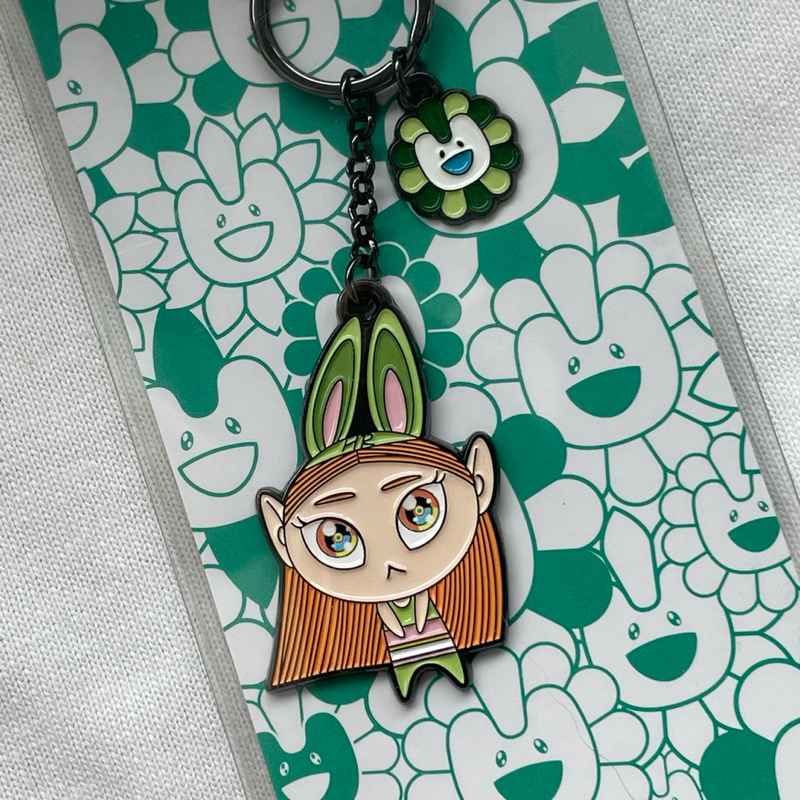 พร้อมส่ง NewJeans x MURAKAMI METAL KEYRING (Haerin) | Shopee Thailand