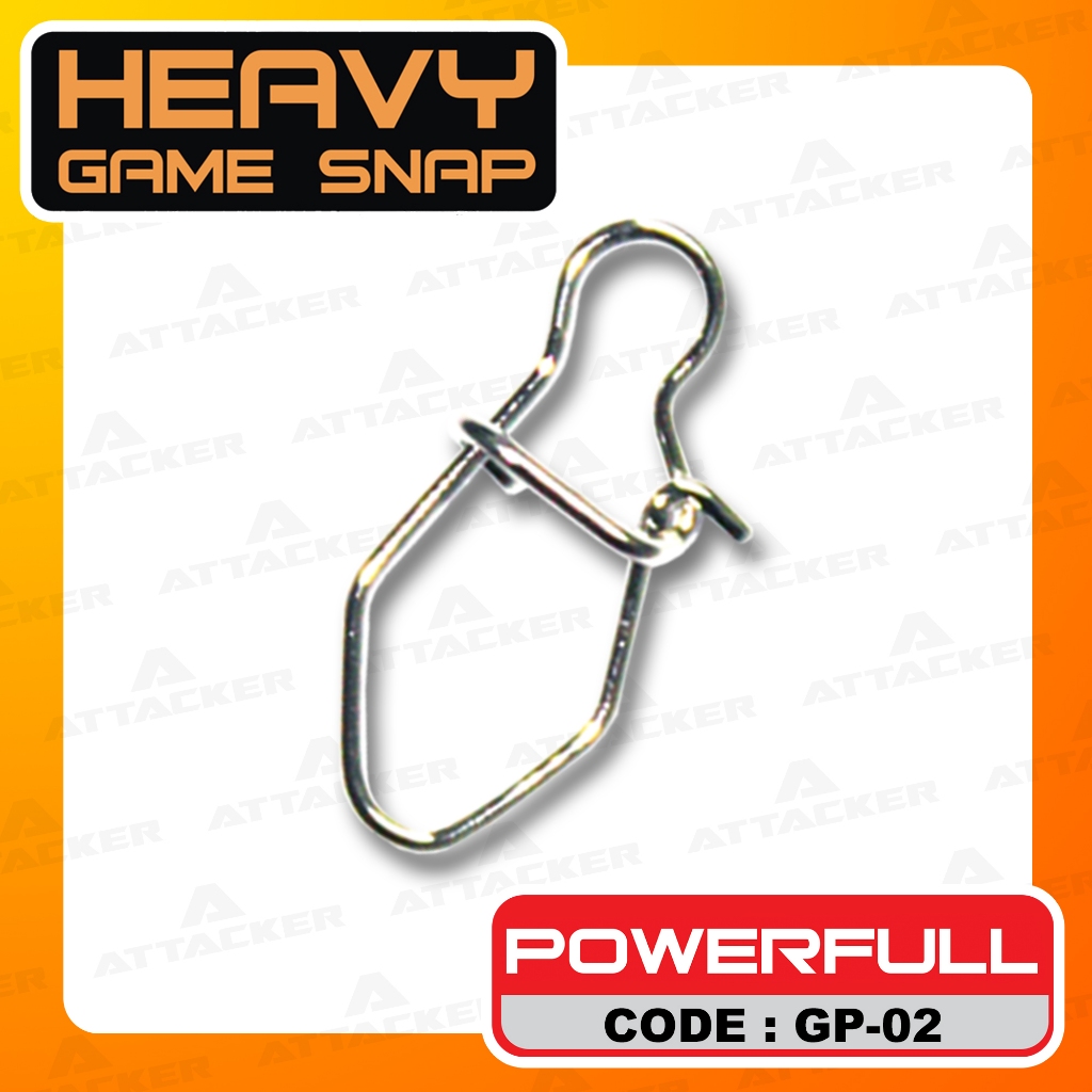 กิ๊ฟตกปลา ATTACKER HEAVY GAME SNAP POWERFULL GP-02 กิ๊ป ลูกหมุน ทุ่นชิง ...