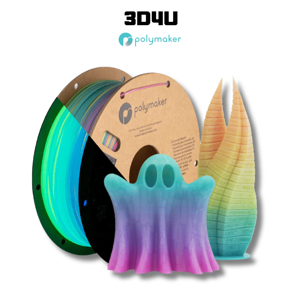 เส้น Polylite PLA เรืองแสง Limonous Rainbow Polymaker PLA+ / PLA 3D ...