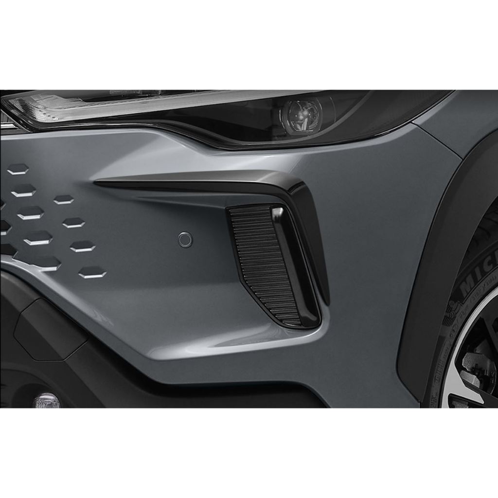 396. (ของแท้) PC401-0A00Y คิ้วตกแต่งกันชนหน้า (สีดำเงา) Toyota Corolla ...