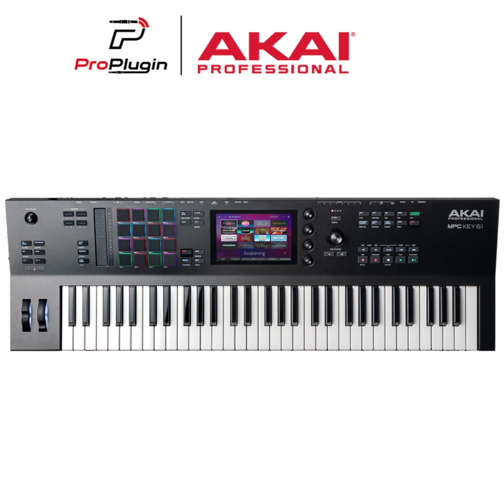 AKAI MPCKEY61 Standalone Synthesizer Keyboard เสียงในตัว พร้อมaudio interface ต่อเข้าคอม ...